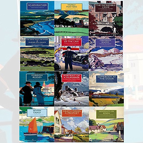 British Library Crime Classics 12 Books Collection Series 7 and 8 ...