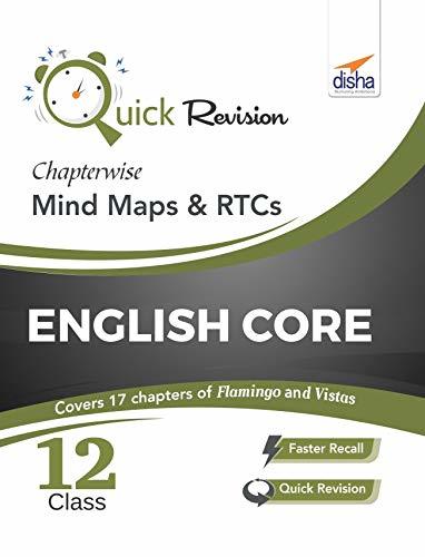 Quick Revision Chapterwise Mind-Maps class 12 English Core by Disha ...