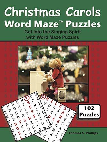 Christmas Carols Word Maze Puzzles: Get into the Singing Spirit with ...