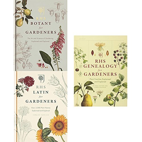 Rhs botany, latin and genealogy for gardeners 3 books collection set by ...