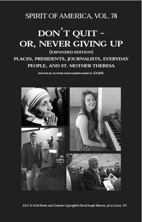 Spirit of America, Vol. 78: Don't Quit — Or, Never Giving Up: Places ...
