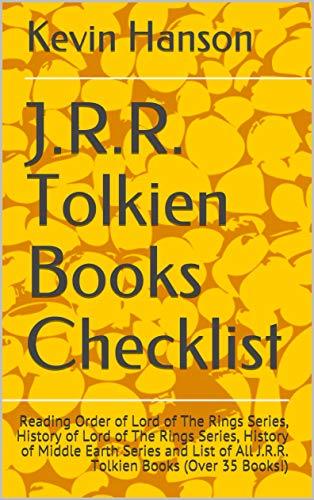 J.R.R. Tolkien Books Checklist: Reading Order of Lord of The Rings ...