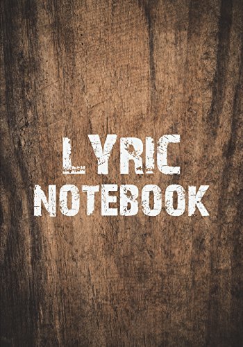 Lyric Notebook: Songwriting Notebook - Lined/Ruled Paper and Manuscript ...