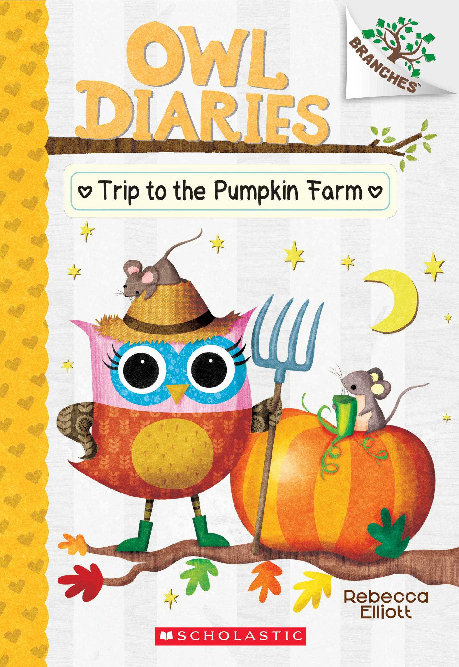 Trip to the Pumpkin Farm: A Branches Book (Owl Diaries #11) by Rebecca ...