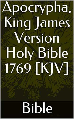 Apocrypha, King James Version Holy Bible 1769 [KJV] by Anonymous ...