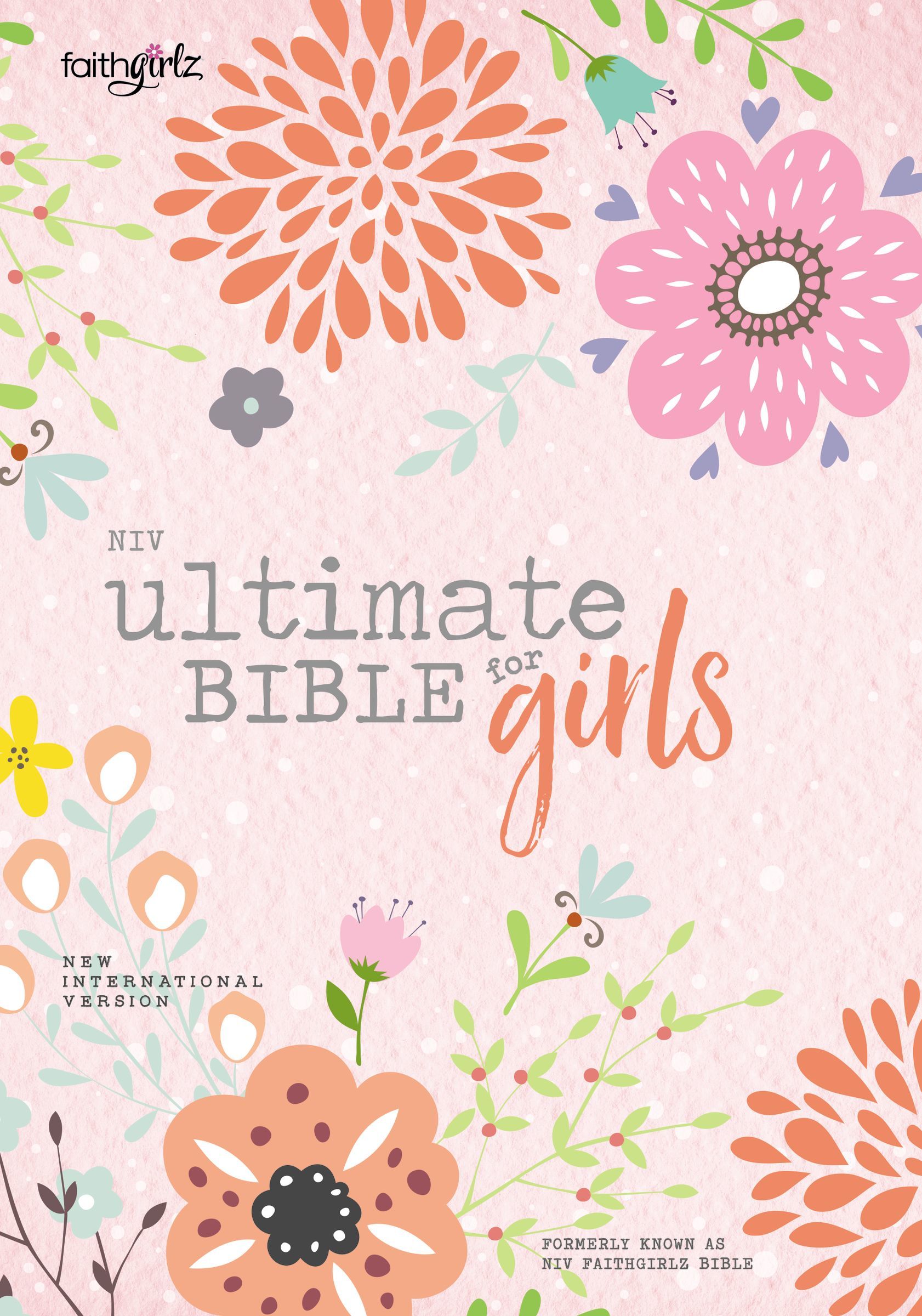 NIV, Ultimate Bible for Girls, Faithgirlz Edition, Hardcover by ...