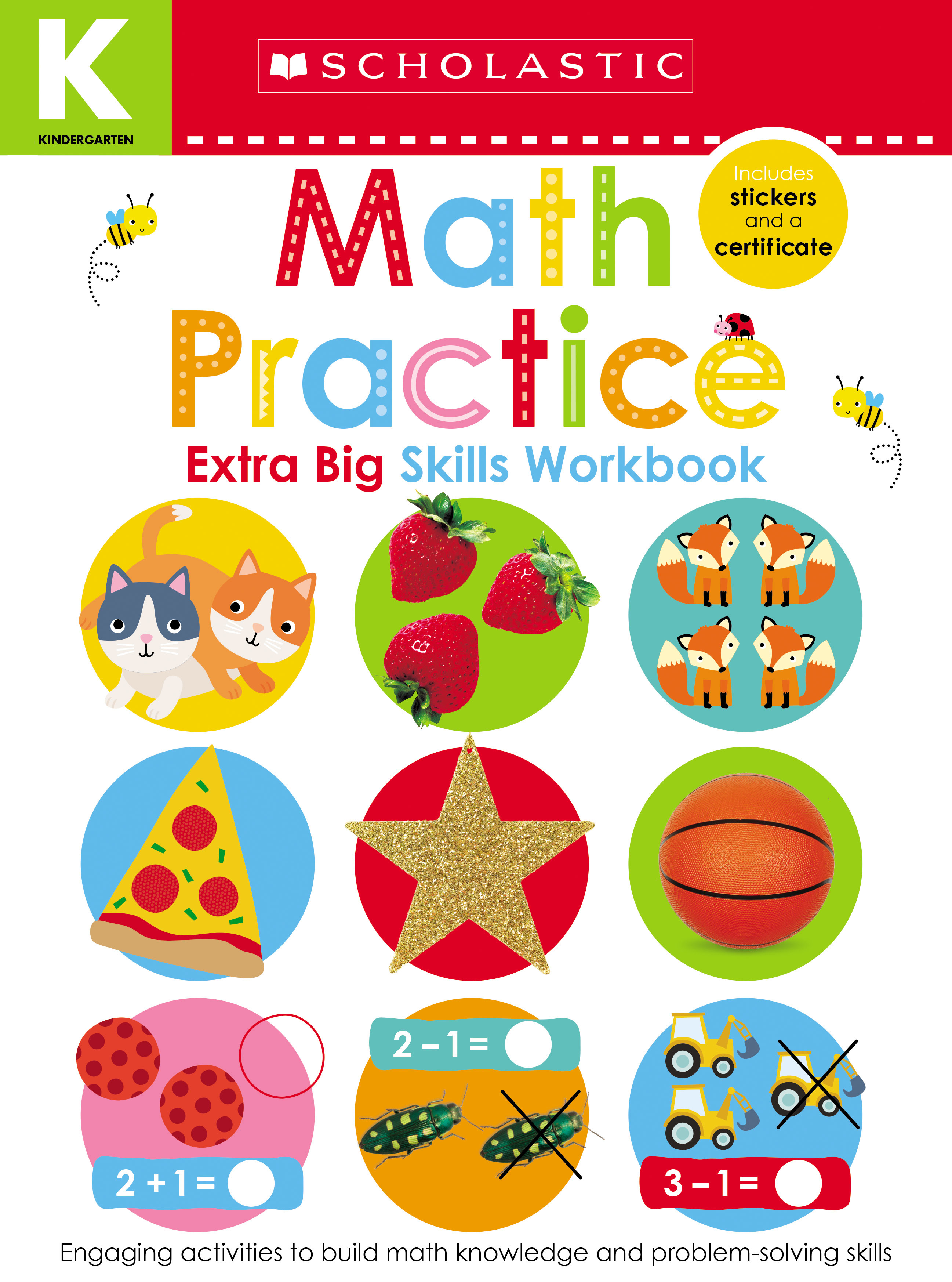 Math Practice Kindergarten Workbook: Scholastic Early Learners by ...