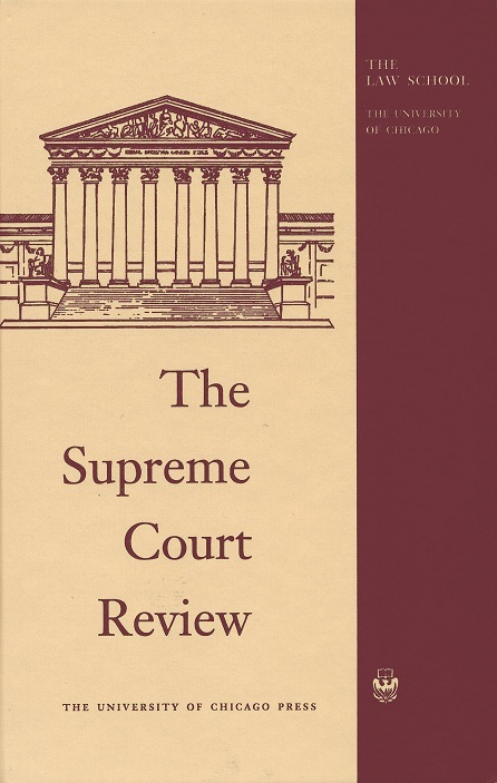 The Supreme Court Review, 2018 by David A. Strauss | Goodreads