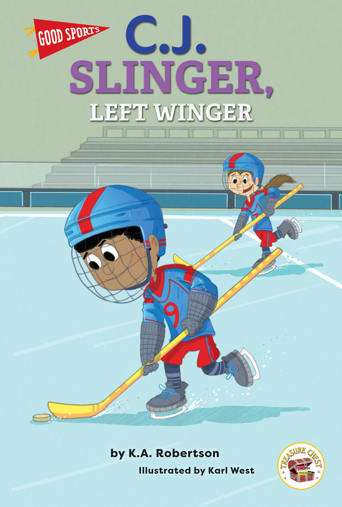 Good Sports: C.J. Slinger, Left Winger―Children's Book About Ice Hockey ...