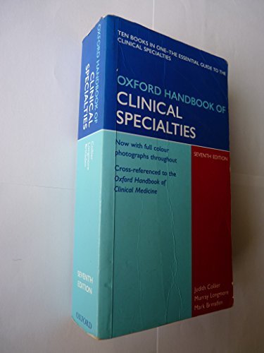 THE OXFORD HANDBOOK OF CLINICAL SPECIALTIES. by Judith Collier | Goodreads
