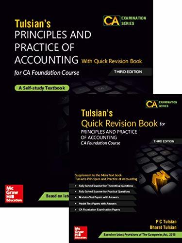 Tulsian's Prin & Prac Of Acc(With Quick Rev Book), 3Rd Edition ...