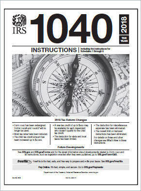 IRS Form 1040 Instructions 2018 by U.S. Government | Goodreads