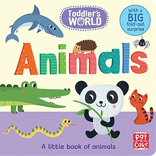 Animals: A little board book of animals with a fold-out surprise by Pat ...
