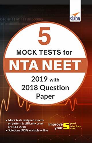 5 Mock Tests for NTA NEET with 2019 Question Paper by Disha Experts ...