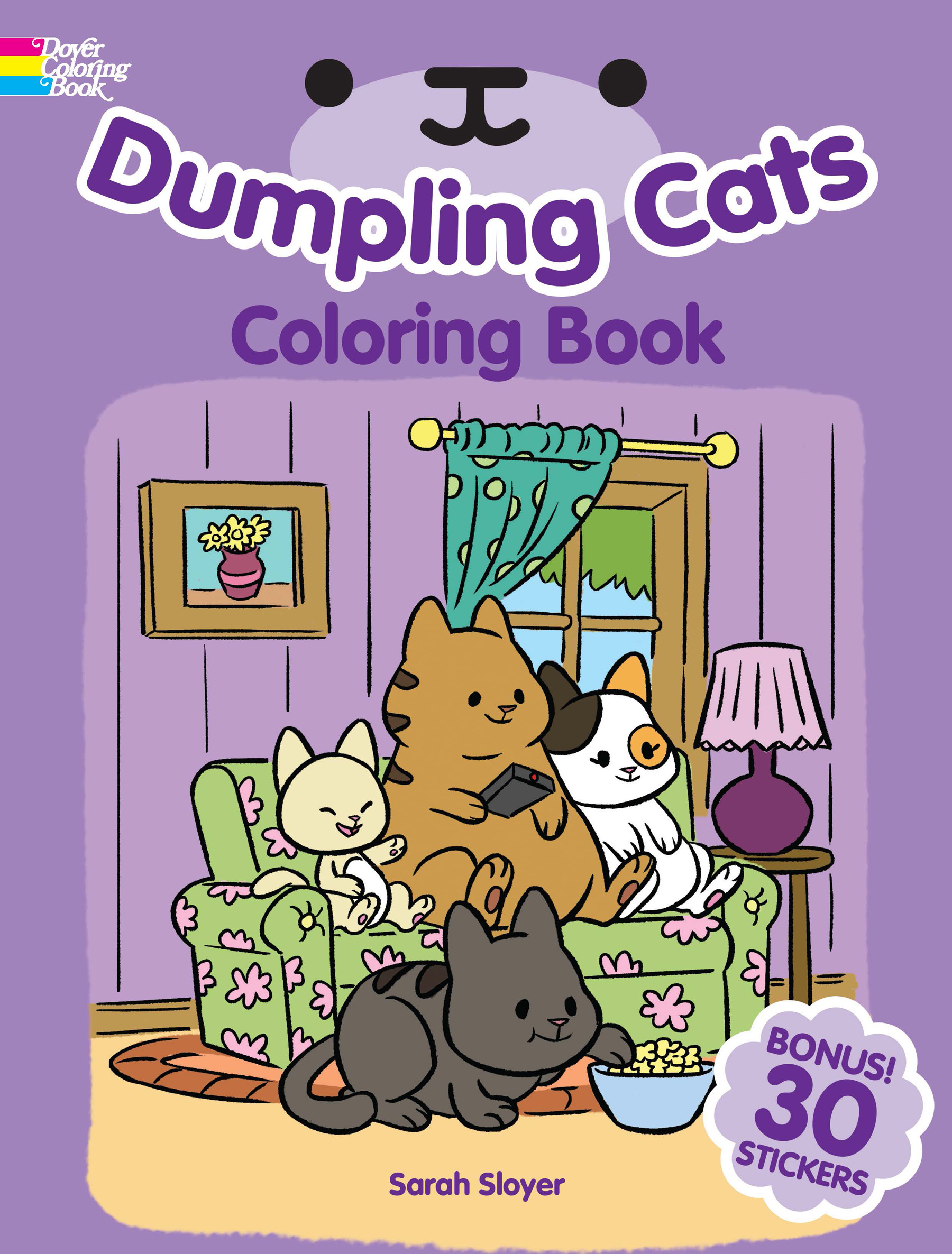 Dumpling Cats Coloring Book with Stickers by Sarah Sloyer | Goodreads