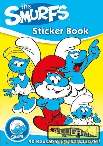 The Smurfs Childrens A4 Super Colouring & Sticker Activity Book by ...