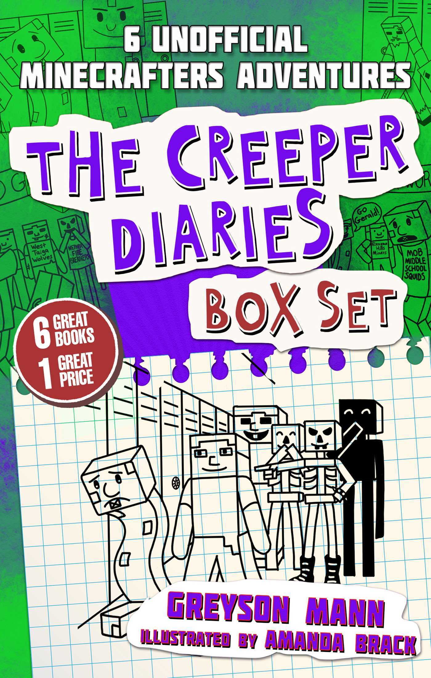 The Creeper Diaries Box Set: Six Unofficial Adventures for Minecrafters ...