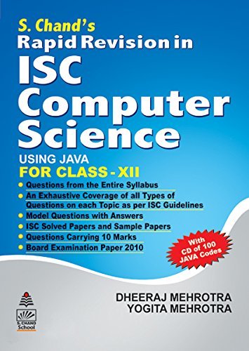 S.Chand’s Rapid Revision in ISC Computer Science for Class 12 by ...