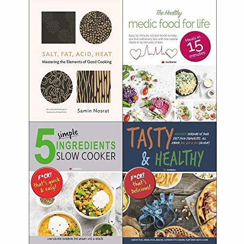 Salt fat acid heat [hardcover], medic food for life, 5 simple ...