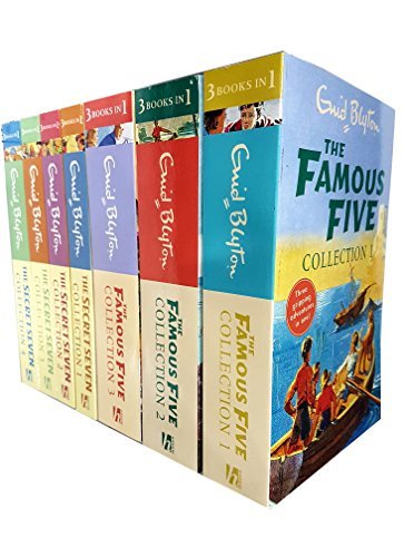 Famous five and secret seven collection 7 books set 3 in 1 Pack by Enid ...