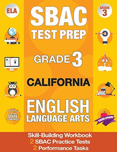 SBAC Test Prep Grade 3 California English Language Arts: 2 Smarter ...