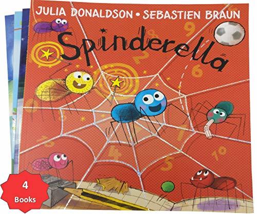 Spinderella and Other Stories Collection 4 Books Set by Julia Donaldson ...