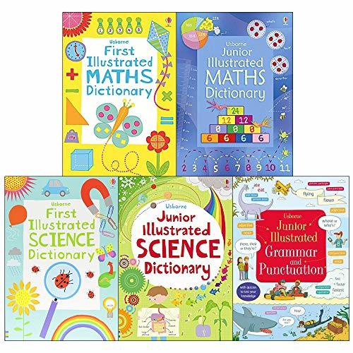 Usborne illustrated dictionary collection 5 books set by Tori Large ...