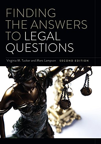 Finding the Answers to Legal Questions by Virginia M. Tucker | Goodreads