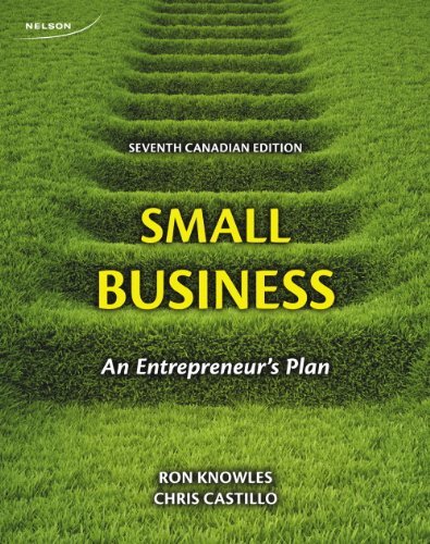 Small Business: An Enterpreneur's Plan by Ron Knowles | Goodreads