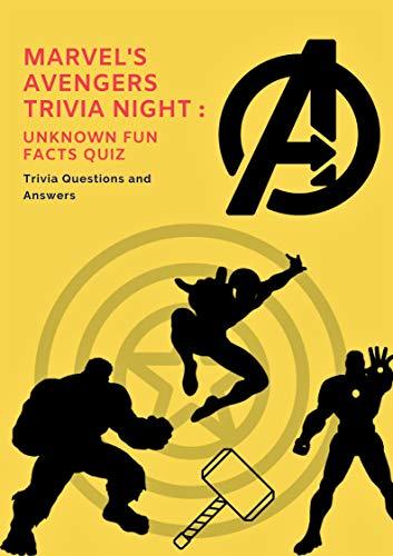 Avengers Trivia Night: A Marvel Trivia Fun Facts Quiz by Donald Blake ...
