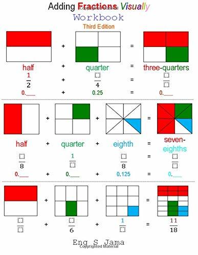 Adding Fractions Visually Workbook Third Edition by Eng S. Jama | Goodreads