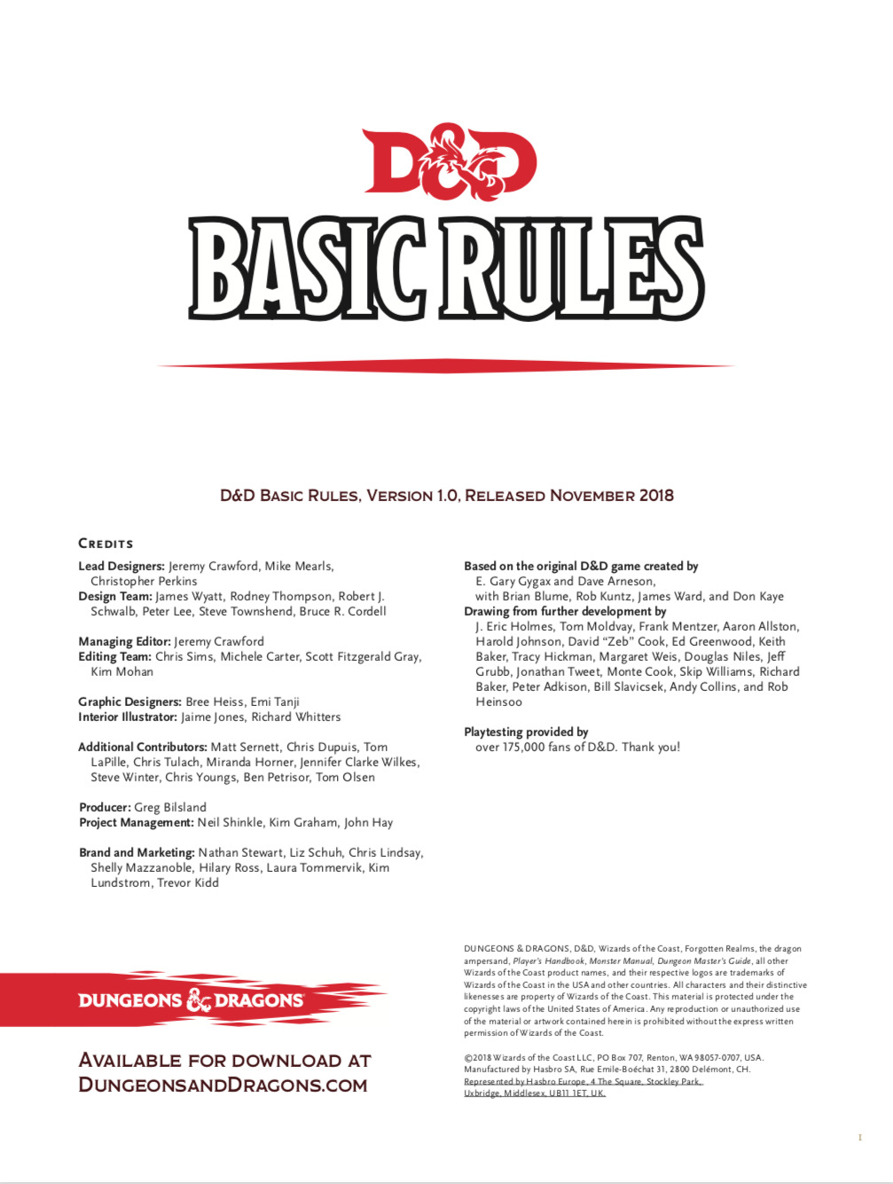 The Basic Rules for Dungeons & Dragons by Jeremy Crawford | Goodreads