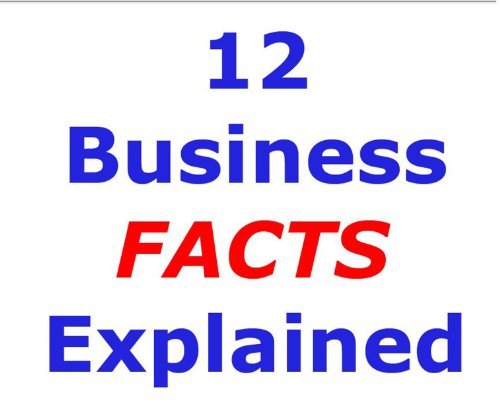 12 Business Facts Explained by Udo Hoffmann | Goodreads