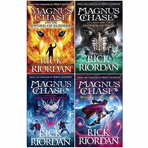 Rick Riordan Magnus Chase series 4 books collection set by Rick Riordan ...