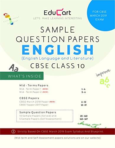 CBSE Sample Question Papers Class 10 English Language and Literature by ...