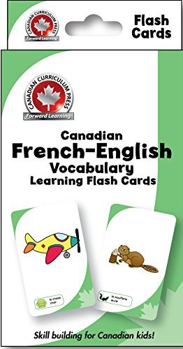 Flashcards - English / French Vocabulary by Canadian Curriculum Press ...