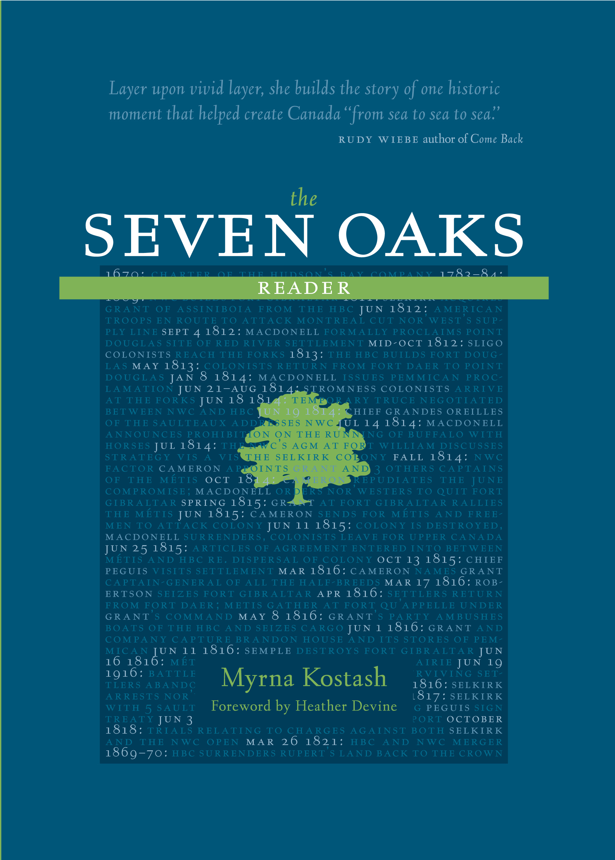 The Seven Oaks Reader by Myrna Kostash | Goodreads