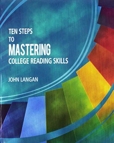 Ten Steps to Mastering College Reading Skills by John Langan | Goodreads