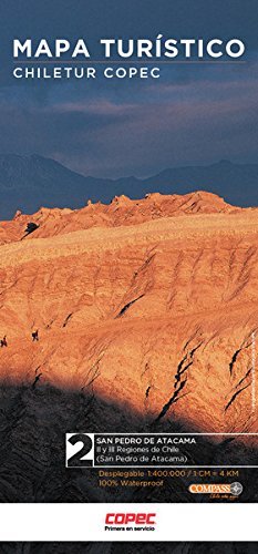 Mapa Chiletur Copec Zona 2: San Pedro de Atacama by Juan Pablo Gardeweg ...