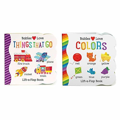 2 Pack Chunky Lift-a-Flap Board Books: Colors / Things That Go Lift-a ...