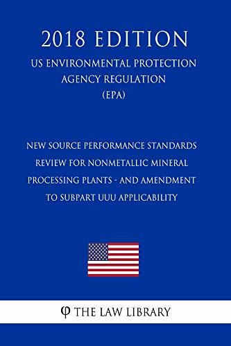New Source Performance Standards Review for Nonmetallic Mineral ...