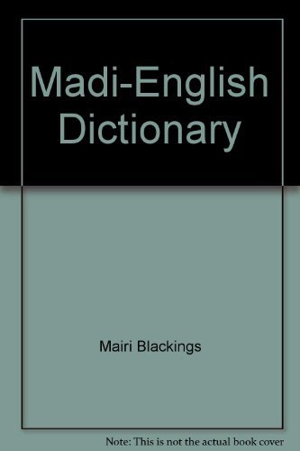 Madi English Dictionary By Mairi Blackings Goodreads madi-english-dictionary-by-mairi-blackings-goodreads