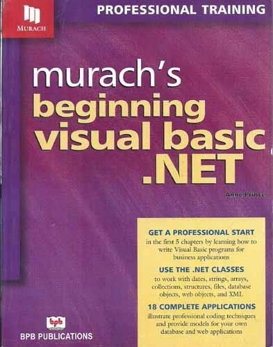 Murach's Beginning Visual Basic .NET by Anne Prince | Goodreads