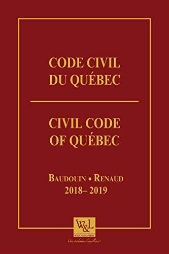 Code Civil Du Québec 2018-2019 by Jean-Louis Baudouin | Goodreads