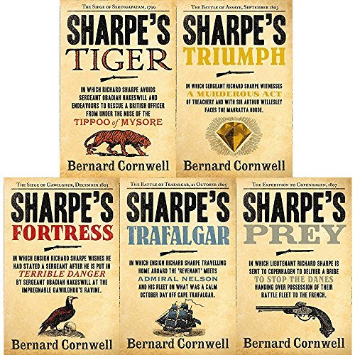 Bernard Cornwell's Richard Sharpe's Series 1 to 5 Books Set by Bernard Cornwell | Goodreads