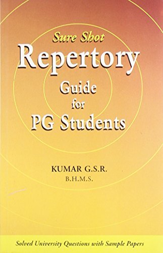 Sure Shot Repertory Guide for P.G. Students by G. S. R. Kumar | Goodreads