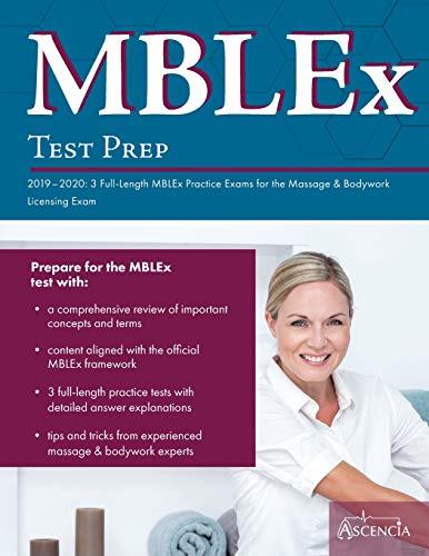 MBLEx Test Prep 2019-2020: 3 Full-Length MBLEx Practice Exams for the ...
