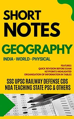 SHORT NOTES GEOGRAPHY: GENERAL KNOWLEDGE SERIES: FOR ALL COMPETITIVE ...
