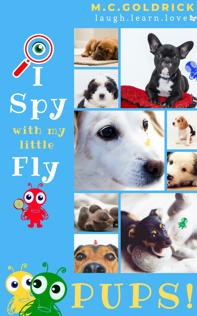 Pups (I Spy with my Little Fly Book 1) by M.C. Goldrick | Goodreads