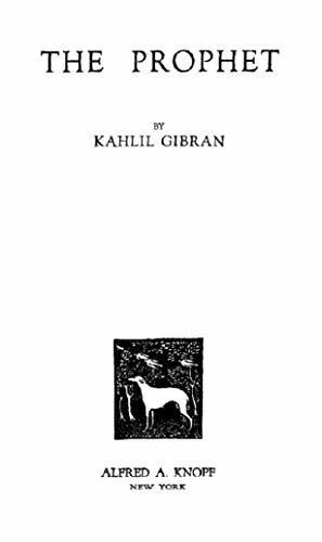 The Prophet (illustrated) by Kahlil Gibran | Goodreads